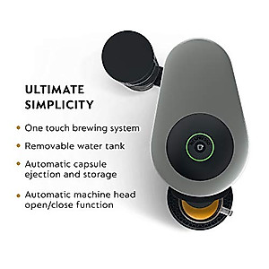 Nespresso VertuoPlus Coffee and Espresso Machine Bundle by De'Longhi with Vertuoline Variety Pack Coffees included