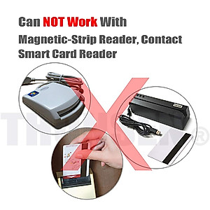 THONSEN 13.56MHz MIFARE Classic 1K RFID Smart Cards ISO14443A Blank RFID Hotel Key Cards Sublimation Printable (Pack of 100)