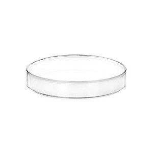 EISCO Plastic Petri Dish with Lid - 5" Diameter, 0.75" Depth - Molded in Polypropylene - Reusable - Translucent