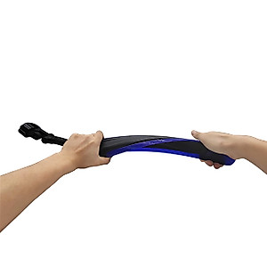 TaktZeit Adjustable Mountain Bicycle Mudguard Front and Rear Bike Fender 2Pcs Bike Mudflap (Black)