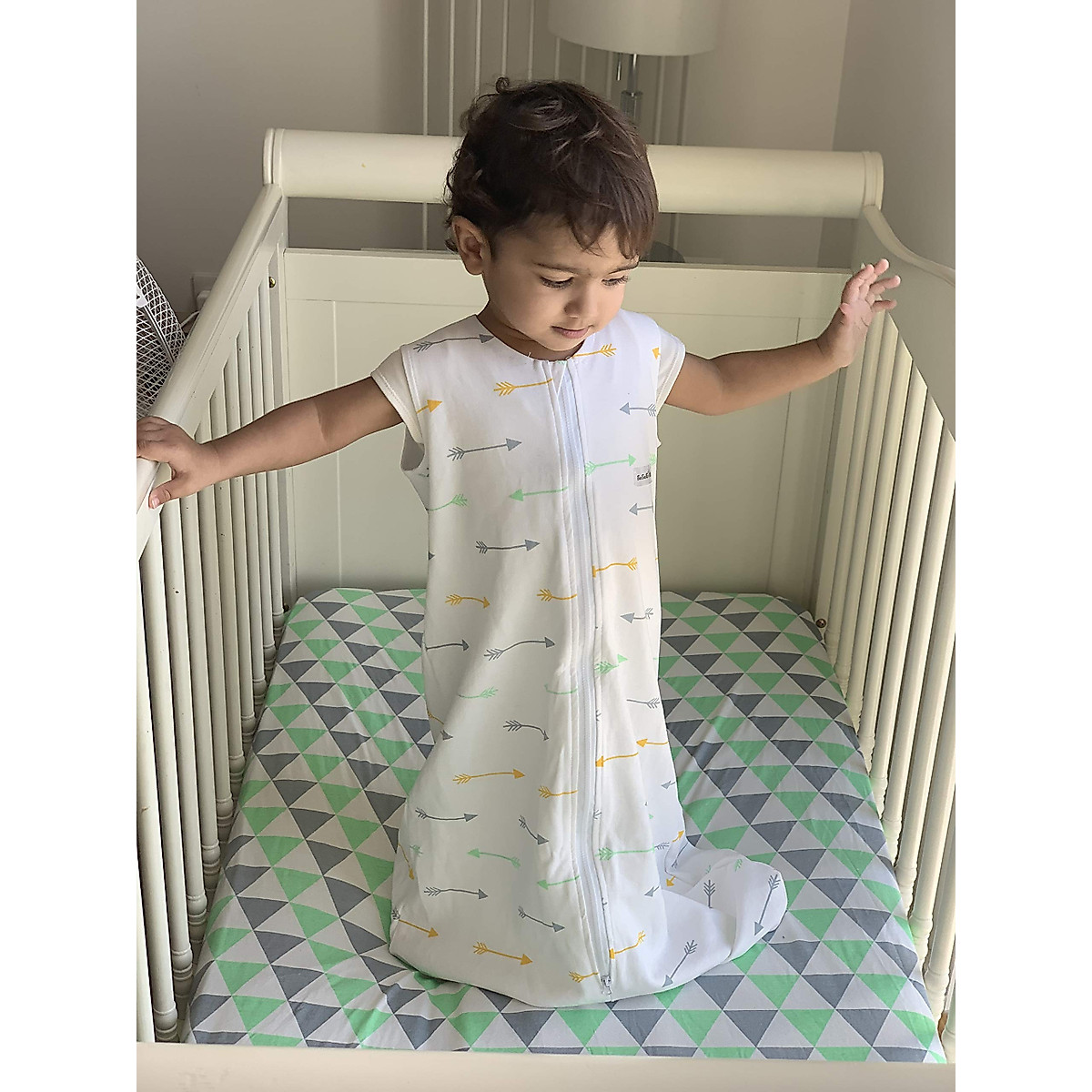 Pack n Play Sheets – Premium Pack and Play Sheets 4 Pack – 100% Super Soft Jersey Knit Cotton Playard Mattress Sheets – Portable Playpen Fitted Play Yard Mini Crib Sheet for Boy & Girl (24 x 38 x 5)