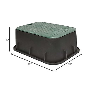 Storm Drain FSD-120-6 6-in. Deep Riser Sprinkler Valve Box
