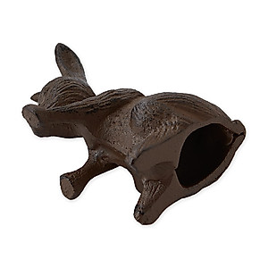 DII Cast Iron Door Stop Collection Heavy & Decorative Stopper, 4x3x5", Rabbit