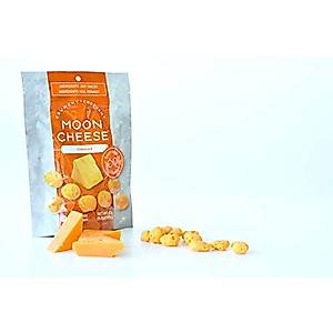 Moon Cheese - 100% Natural Cheese Snack - Cheddar - 2 oz, 10 ounce (pack of 1)