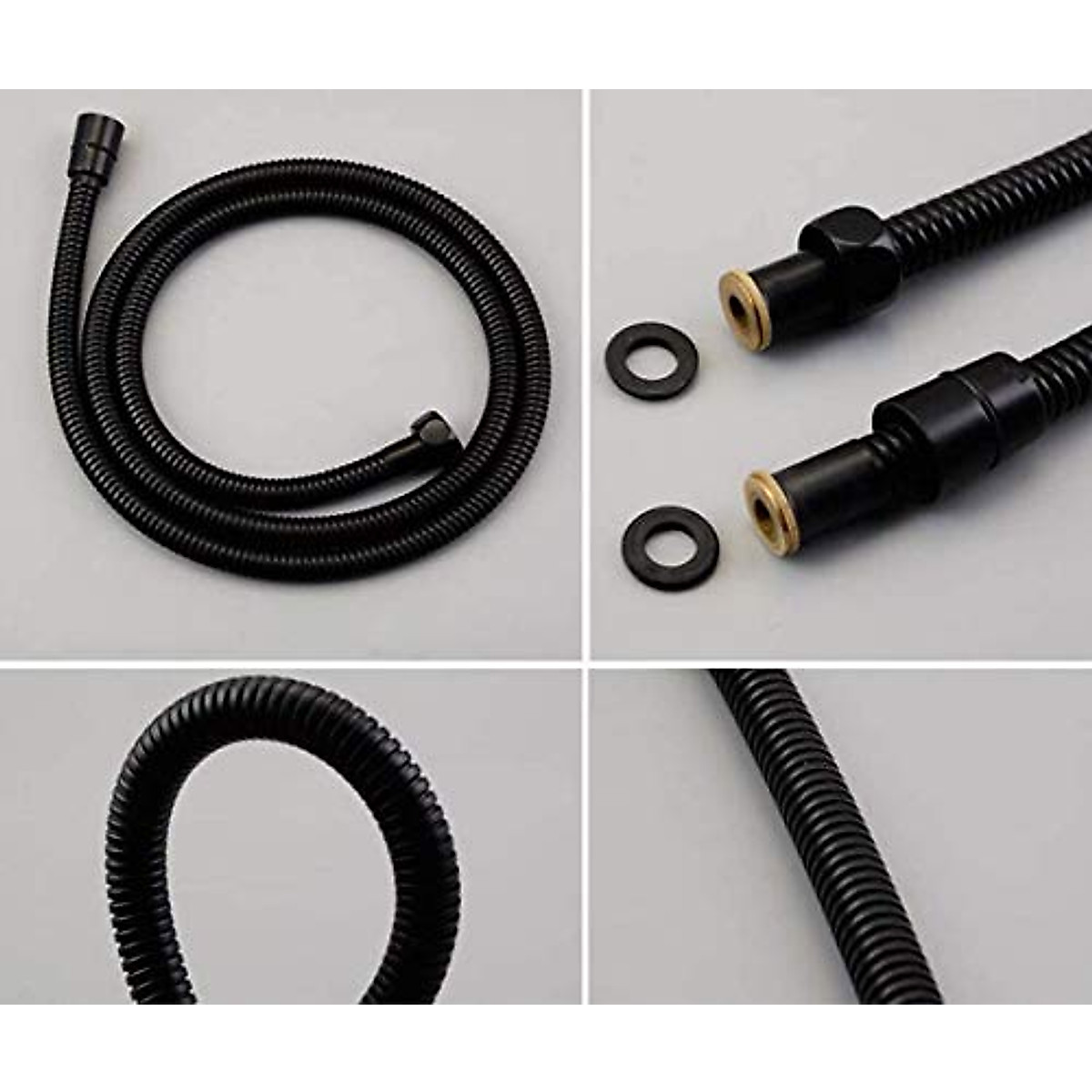 BINCAVIDOU Bidet Spray Set, Wall Mounted Brass Hot and Cold Water Bidet Bathroom Hand Shower Bidet Toilet Sprayer Hygienic Shower Bidet Tap Set with Booster Nozzle