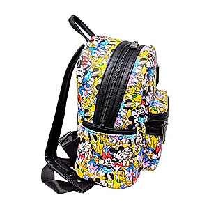 Loungefly Disney Mickey and Friends Womens Double Strap Shoulder Bag Purse