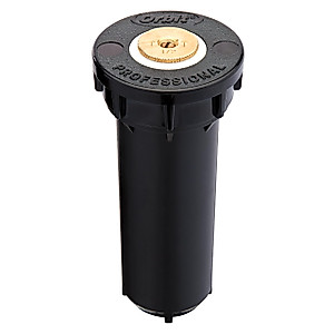 Orbit 54521 Professional Pop-Up Spray Head Sprinkler with Brass Nozzle, 4" Quarter Spray