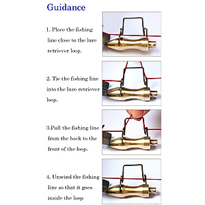 GaiRen Fishing Lures Retriever, Baits Rescuer Saver for Under above Water snags,Fishing Equipment Bait Retriever Seeker Lure Saving Tackle with 90 FT PE Line Rope