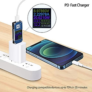 USB C Charger,[2-Pack] iPhone Charger Block, 20W PD Fast Charging Power Adapter Plug for iPhone 14/14 Pro/14 Pro Max/14 Plus/13/12/11, XS/XR/X, Watch Series 8/7 Cube (White)