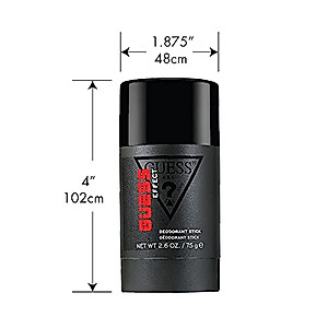 GUESS Effect Grooming Deodorant Stick for Men, 2.6 Oz