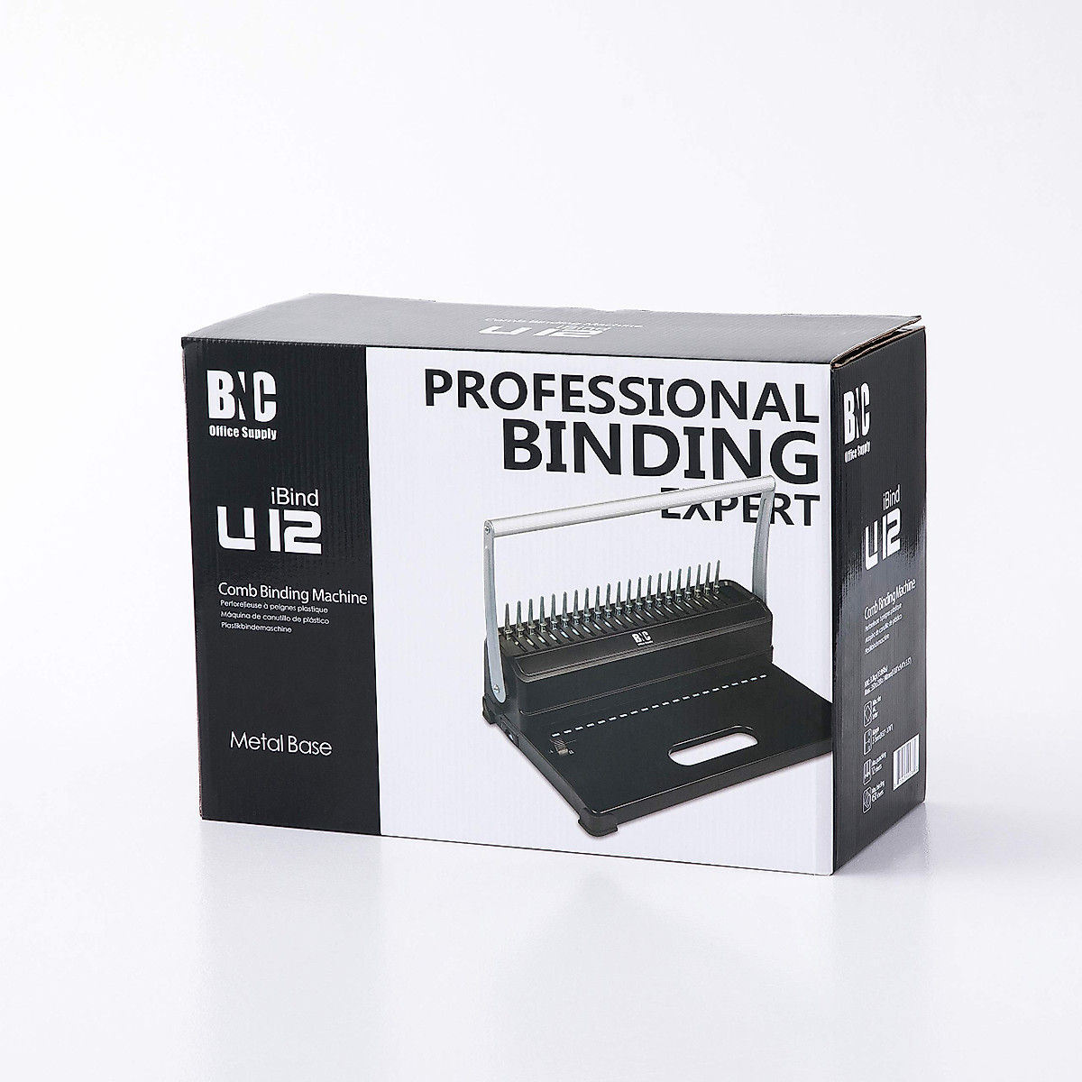 BNC U12 21-Hole Binding Machine 450 Page Binding Capacity and 12 Page Punching Capacity