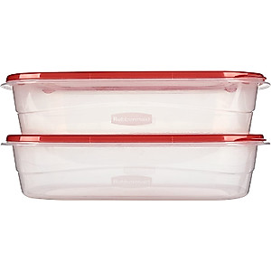 Rubbermaid 1787832 Rectangular Take Alongs Container 2 Piece Set