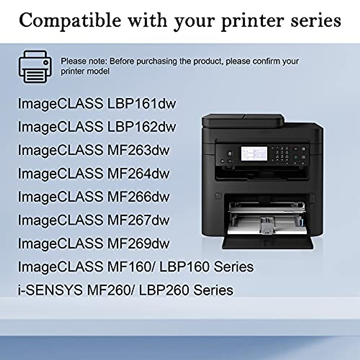 Thy LITHYINK Compatible Drum Unit 051 CRG051 Replacement for ImageCLASS LBP161dw LBP162dw MF263dw MF264dw MF266dw MF267dw MF269dw Printer (Black, 1-Pack)