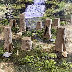 Extruded Gaming Chestnut Trees Set 2