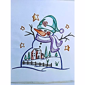 Quilt Kit Country Christmas/Pre Cut Ready to Sew/Finished Embroidery