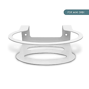 ALLICAVER Compatible Wall Mount Netgear Mini Orbi 2pcs Sturdy Metal Made Mount Stand Holder Compatible Orbi WiFi Router RBR20, RBS20, RBK20, RBK23 Tri Band Home WiFi Router