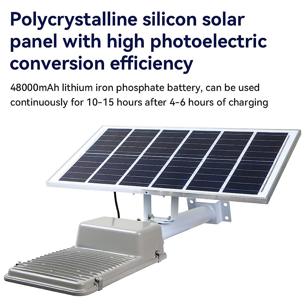 WEAFIEO 450W Solar Street Light, Dusk to Dawn LED Solar Flood Light with Motion Sensor, Remote Control and Pole, Super Bright 6500K Waterproof Solar LED Outdoor Garden Light, Garden, Street