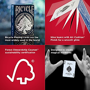 Bicycle Dragon Premium Playing Cards, 1 Deck