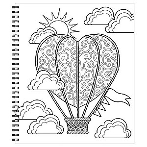 Large Print Easy Color & Frame - Stress Free (Adult Coloring Book)