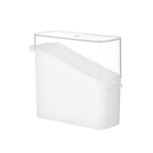 CREHNIL Cow Cheese Slice Holder Storage Container For Refrigerator Sliced Shredded Keeper Containers For Fridge (White)