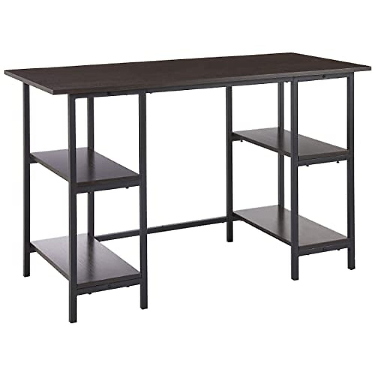 OneSpace Camden 4 Shelf Computer Desk, Espresso