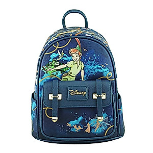 Wondapop Disney Peter Pan 11" Vegan Leather Fashion Mini Backpack
