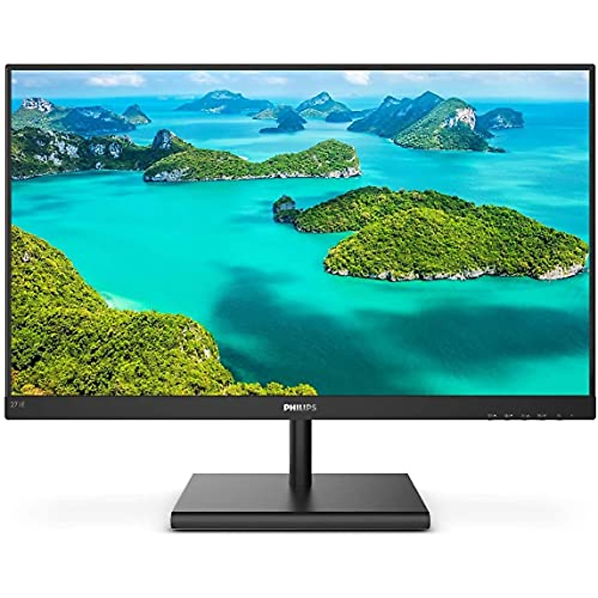 PHILIPS 27 Inch 2021 Computer Monitors Frameless Monitor, 27" Full HD IPS, 124% sRGB, FreeSync 75Hz, VESA, 4ms Response Time, VGA, HDMI, Black w/ 4K HDMI (1-Pack)