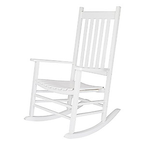 Shine Company Inc. 4332WT Vermont Porch Rocker, White