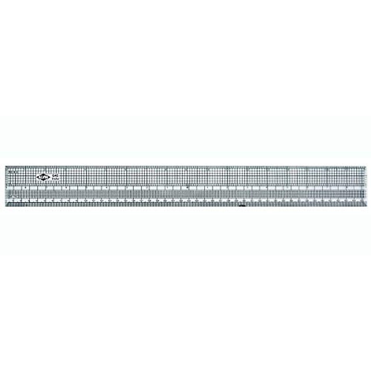 ALVIN Clear Grid Scale G45, Measuring Tool and Pattern Making Scale, Multipurpose for Design, Drafting, Art, and More, Great for Students and Professionals - 18 Inches