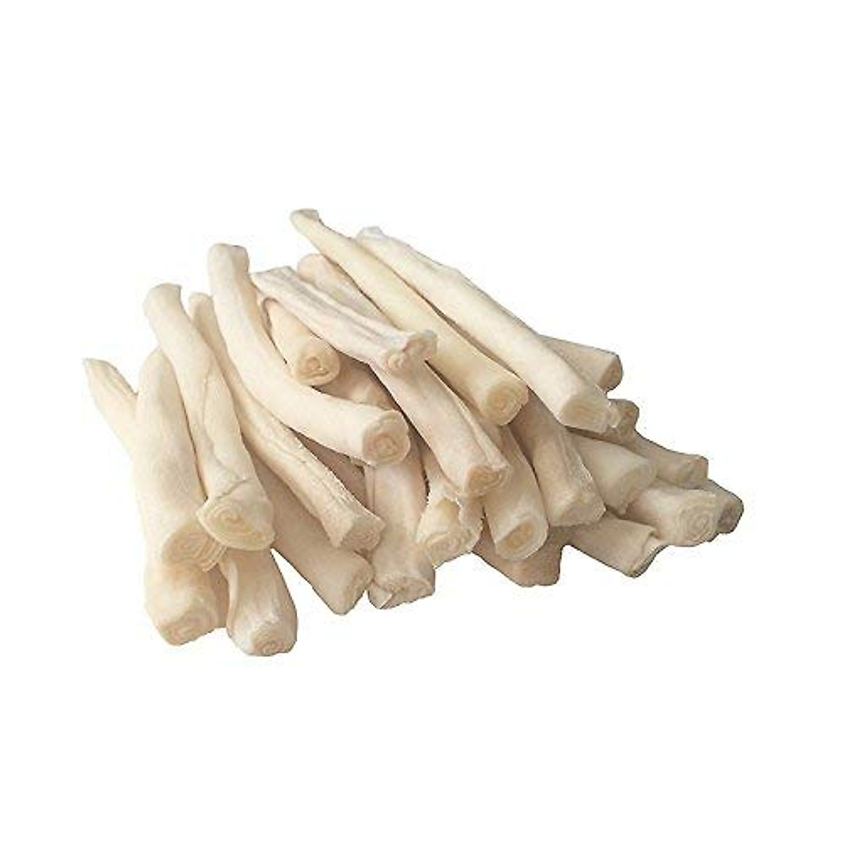 123 Treats Rawhide Skinny Rolls – 5-6" (15 Count) All Natural Dog Roll Treats, Long-Lasting Rawhide Dog Chews, Premium Dog Treats for Healthy Meal | Ideal Sticks for Dogs