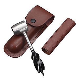 Multifunctional Survival Settlers Tool Hand Auger Wrench Wood Drill Peg and Manual Hole Maker Multitool
