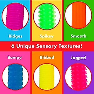 Be Amazing Toys Sense & Grow Textured Stretch Noodles