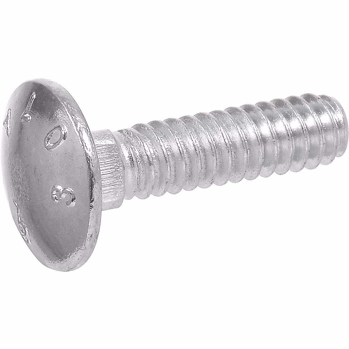 Hillman 240156 Carriage Bolt, 3/8 x 2-Inch, Steel, Zinc-Plated, Silver, 100-Pack