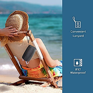 ZEALOT Bluetooth Speaker, IPX7 Waterproof Wireless Speaker with 20W Loud Stereo Sound, Outdoor Portable Speakers with Bluetooth 5.2, 40H Playtime, RGB Light, Dual Pairing for Home, Party