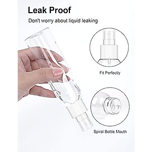 ZLEVEAYN 4oz Plastic Spray Bottles Fine Mist 12 Pack Refillable Empty Travel Size Containers Leak Proof for Toiletries Perfume Essential Oil Alcohol Hair Spray