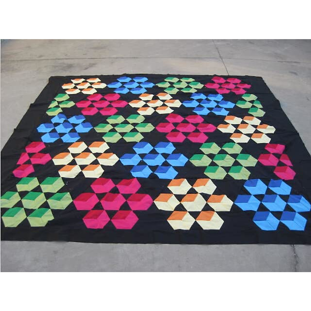 LENAILIN 50PCS 8" x 8" 10 Solid Colors Quilting Fabric 100% Cotton Bundle Squares for Quilting Sewing Precut Squares Sewing Quilting Patchwork Scraps for DIY Crafting