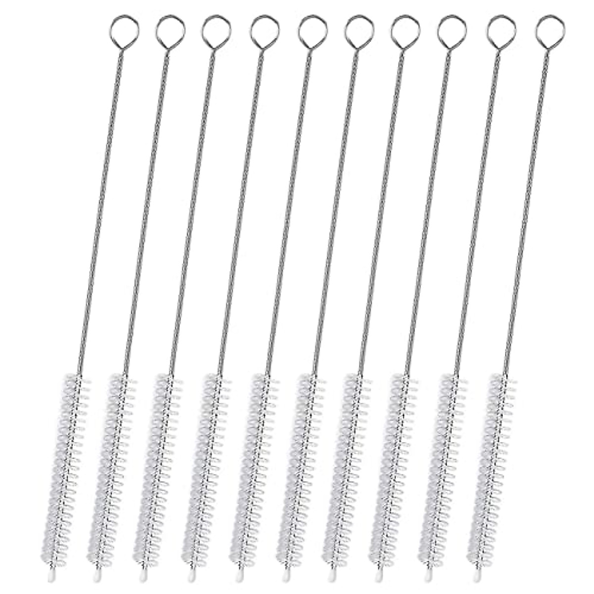 Straw Cleaner Brush for Stanley Extra Long 12 inch, Extra Wide 12mm diam Straw Brushes for 40/30/20 oz Stanley Mug, Straw Cleaning Brush for Tubes, Water Cup, Extra Long Straw Brush Set 10 Pack