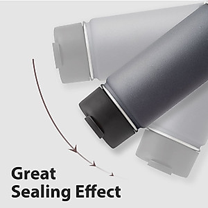 Ullnosoo Gasket Replacement for Hydro Flask Wide Mouth Flip Lid Cap, 6 PCS Silicone O Ring Leak Proof Seal for Hydroflask 2 inch with Tweezers, Easy to Install