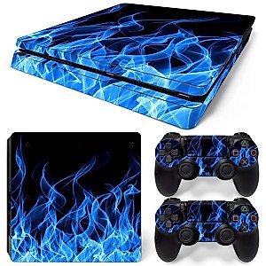 DOMILINA Black Skulls Skin Set Vinyl Decal Sticker for Console and Controllers