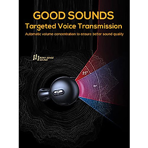 Wireless Ear-Clip Bone Conduction Headphones Bluetooth 5.3, Open Ear Clip on Headphones for Girls,Waterproof Painless Mini Sport Earring Earphone, HiFi Quality/Long Battery Life