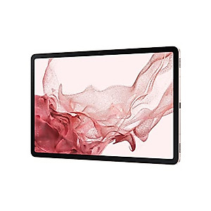 SAMSUNG Galaxy Tab S8 11” 128GB WiFi 6E Android Tablet w/ Large LCD Screen, Long Lasting Battery, S Pen Included, Ultra Wide Camera, US Version, Pink Gold