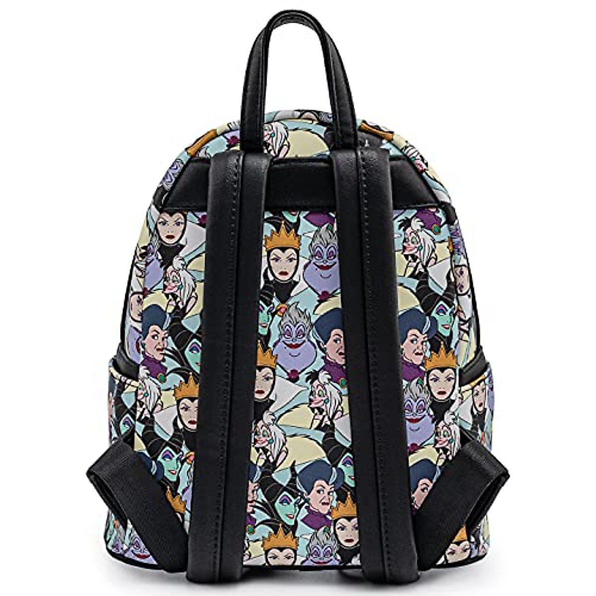 Loungefly Disney Villains Mini-Backpack Handbag Maleficent Cruella Ursula Print