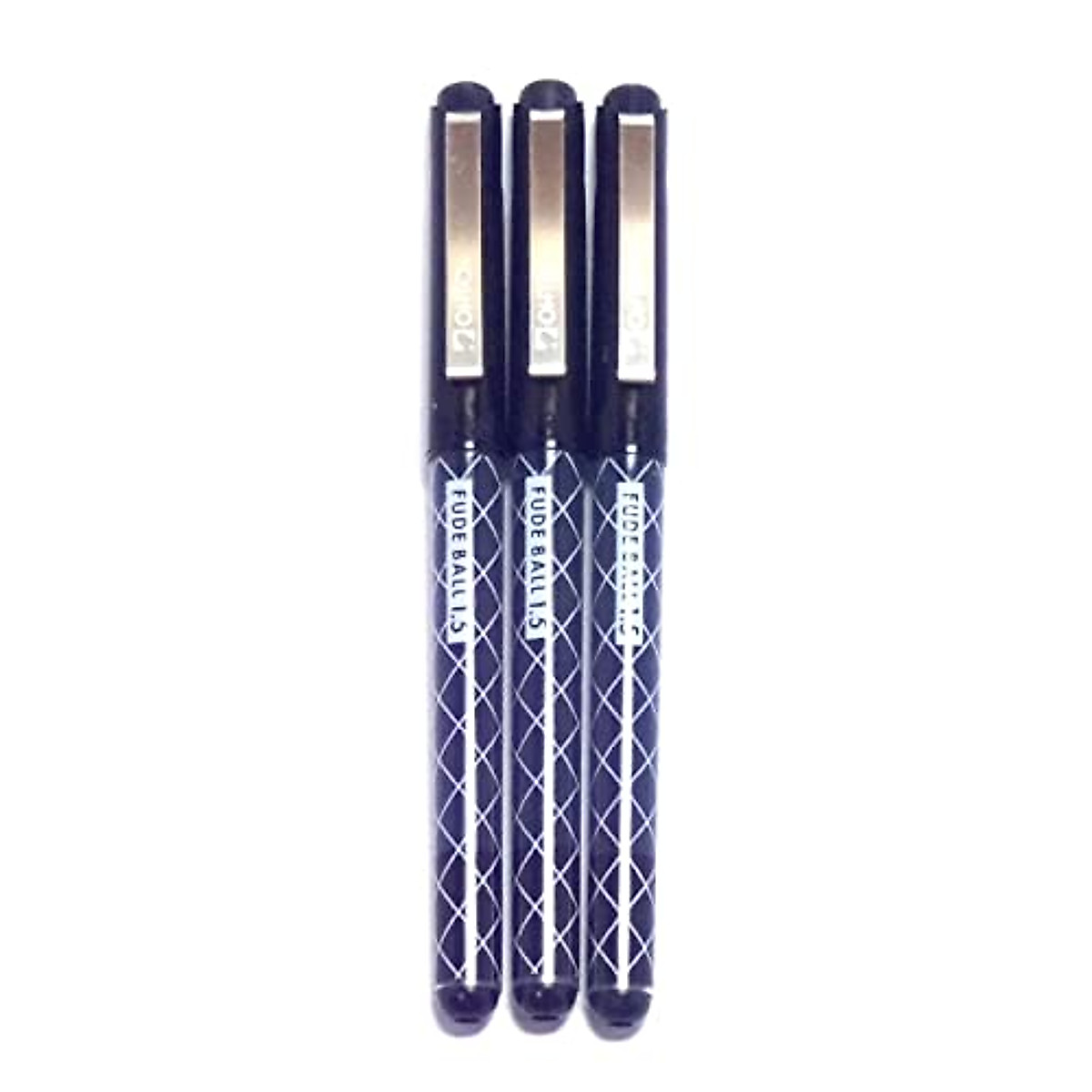 OHTO Fude Ballpoint Pen Extra Bold, 1.5mm, black ink, 3 pens per Pack (Japan import) [Komainu-Dou Original Package]