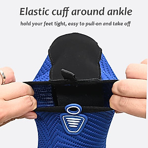 Women's Water Shoes Aqua Socks for Outdoor Beach Swim Surf Yoga Exercise Beach Swim Barefoot Sports Shoes（Royal Blue, 6.5-7.5