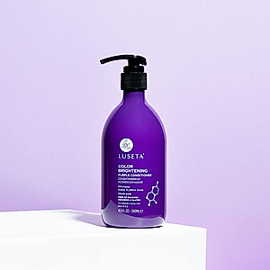 Luseta Purple Conditioner for Colored, Grey, Blonde & Dry/Damaged Hair - Women's Sulfate & Paraben Free, 16.9oz