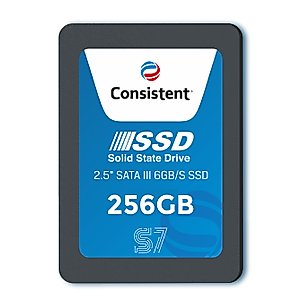 Consistent 2.5" 256GB SSD (CTSSD256S6) with SATA III Interface, 6Gb/s Read/Write Speed Upto - 552/500 MB/s,