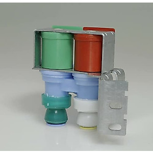 Water Inlet Valve Replacement For Kenmore 106.57032601 106.58587890 106.55544401 106.57362700 106.50792000 106.57024601 106.58976700 106.54234400 106.50589001 106.56536400 106.53582300 Refrigerator