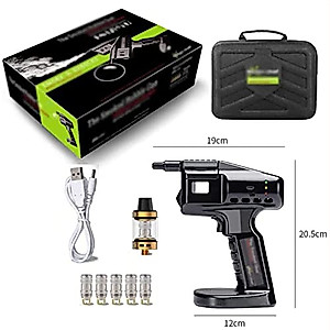 GAOMIN Cocktail Smoker Kit Smoking Gun Food Smoker Portable Smoke Infuser for Drinks Molecular Bubble Water Sprayer Handheld Drink Smoker Kit for Bar Kitchen Restaurant