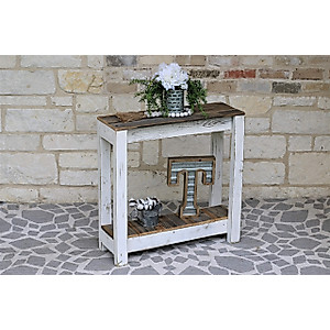 White Combo 30'' Console Table