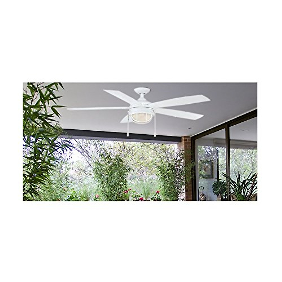 Hampton Bay Seaport 52 In. Indoor/outdoor White Ceiling Fan